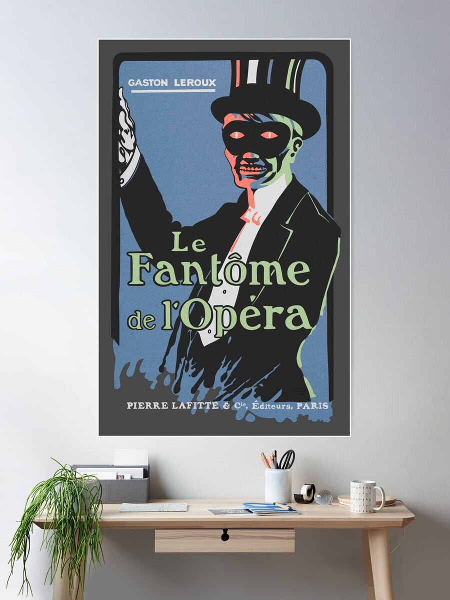 Le Fantã´Me Poster Wall Art, Modern Wall Decor For Living Room Bedroom ...
