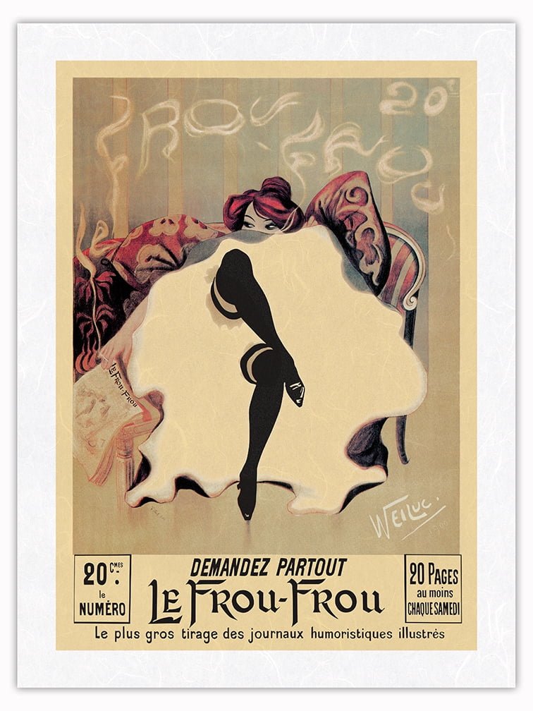 Le Frou-Frou Magazine - Vintage French Magazine Cover by Lucien-Henri ...