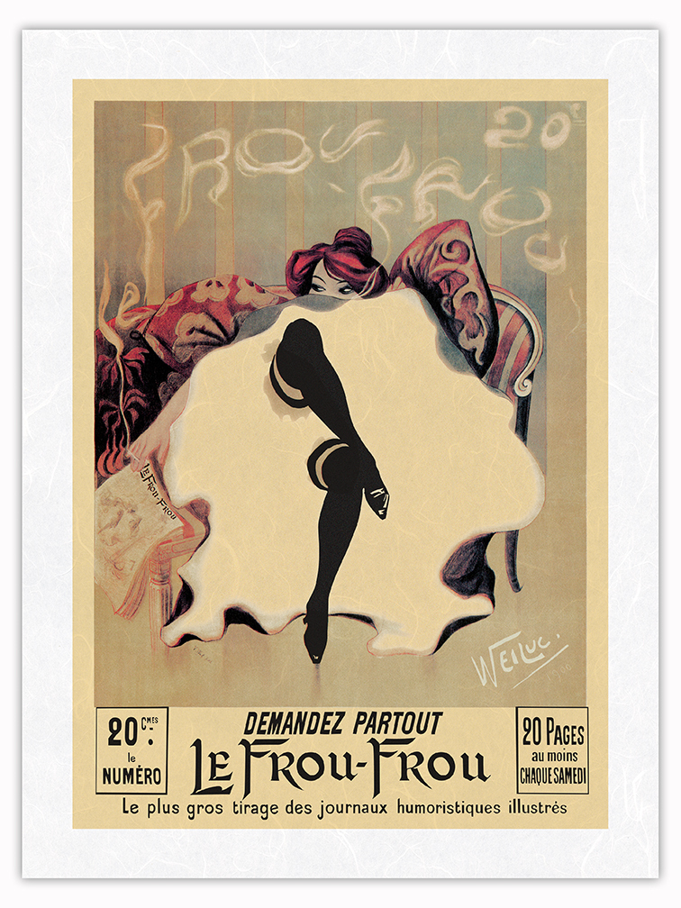 Le Frou-Frou Magazine - Vintage French Magazine Cover by Lucien-Henri ...