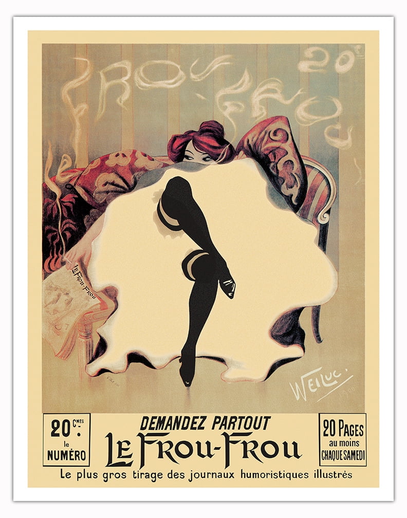 Le Frou-Frou Magazine - Vintage French Magazine Cover by Lucien-Henri ...