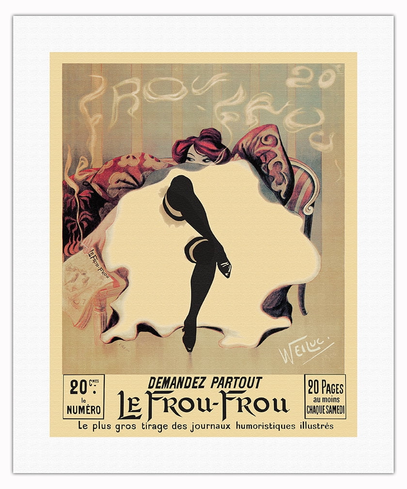 Le Frou-Frou Magazine - Vintage French Magazine Cover by Lucien-Henri ...