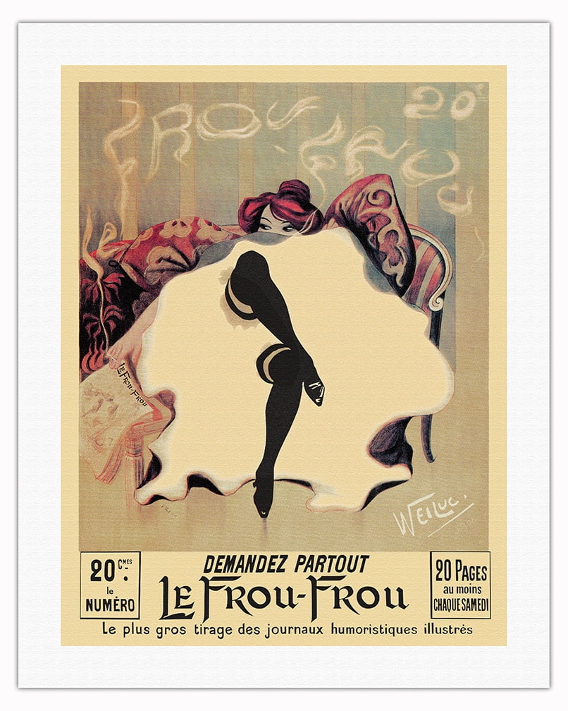 Le Frou-Frou Magazine - Vintage French Magazine Cover by Lucien-Henri ...