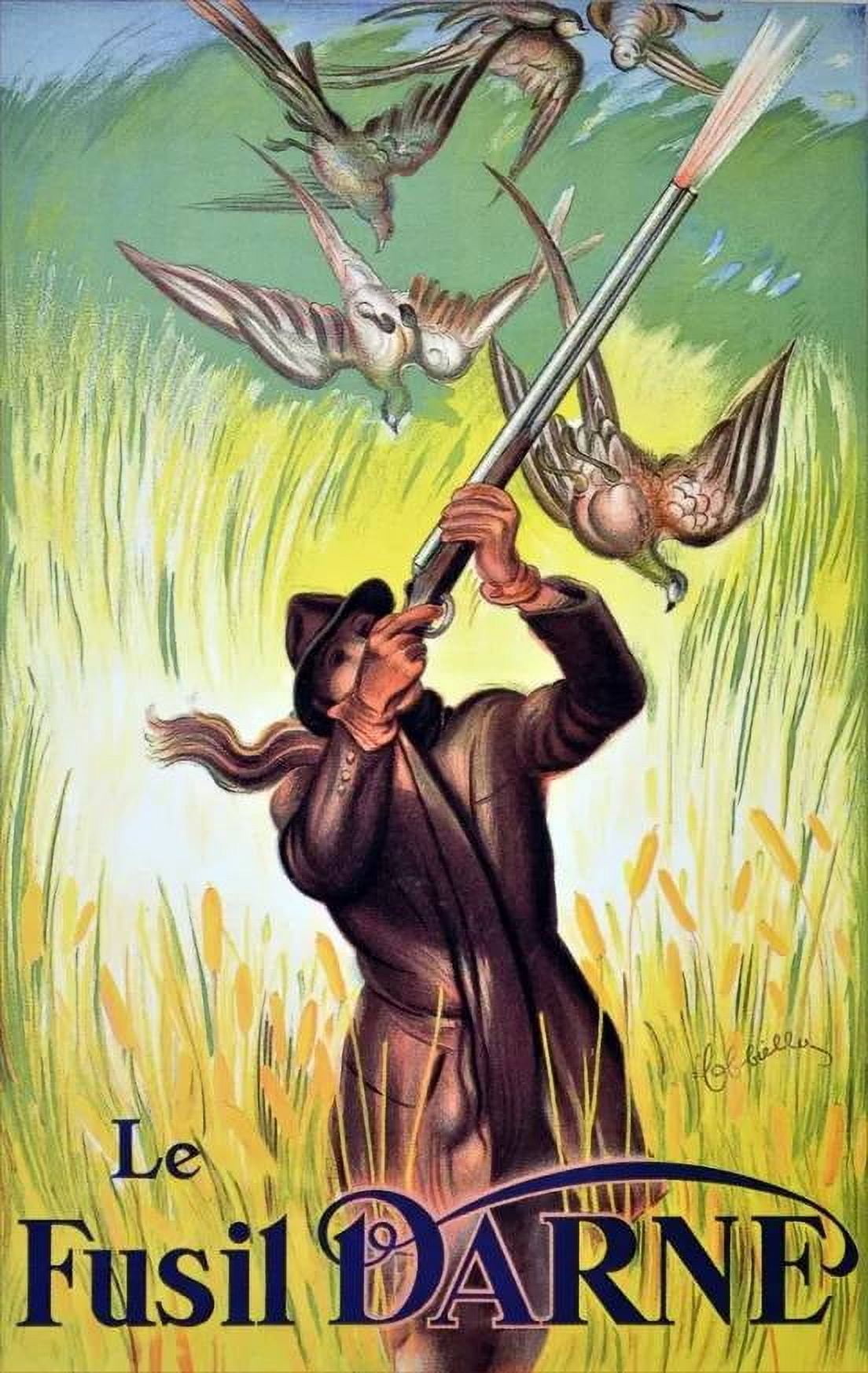 Le Fusil Darne Decorative Poster.French Home Graphic Art interior ...