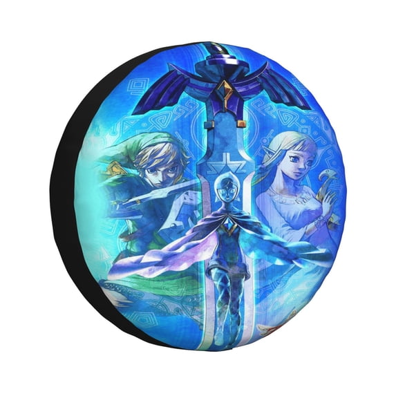 Le-Gend 0f Zel-,Da0 Tire Cover Weatherproof Universal Wheel Protectors ...