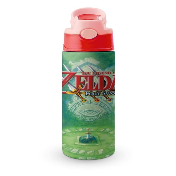 Le-Gend 0f Zel-,Da0 Water Bottle with Straw Lid Vacuum Insulated ...