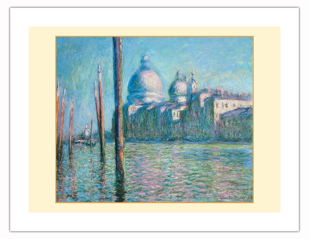 Le Grand Canal Venice Italy - From an Original Color Painting by Claude ...