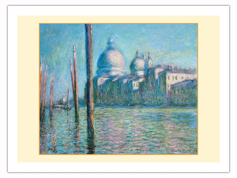 Le Grand Canal Venice Italy - From an Original Color Painting by Claude ...