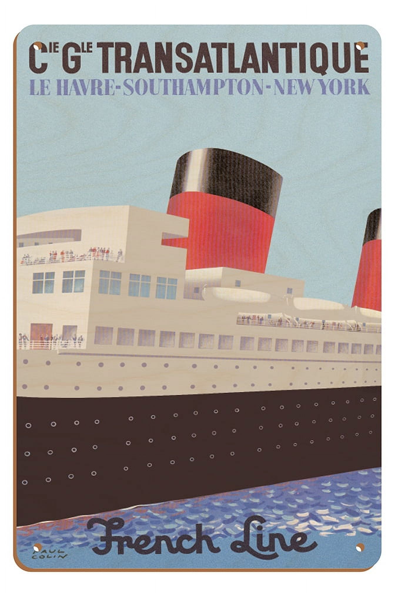 Le Harve South Hampton New York - French Line (CIE GLE Transatlantique ...