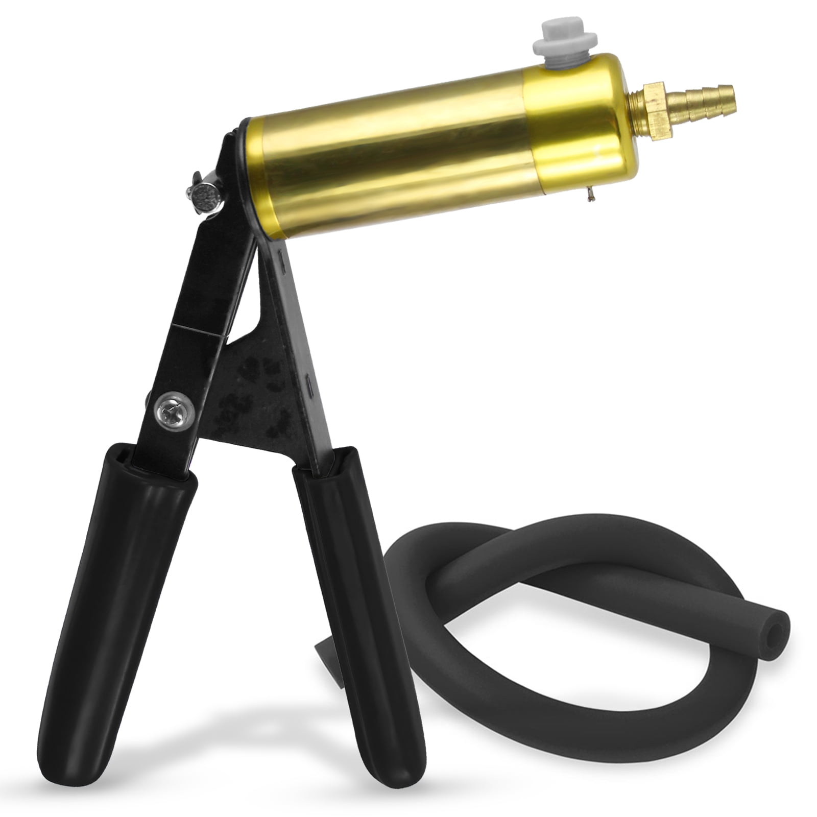 Le Luv Ultima Black Brass Vacuum Pump Handle w/ Black Silicone Hose ...