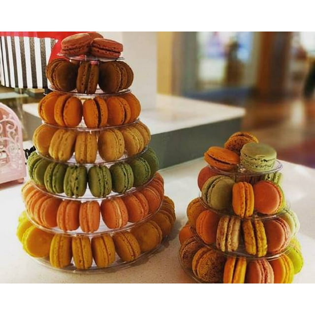 Le Macaron French Pastries Tower of 70 Macarons - Walmart.com