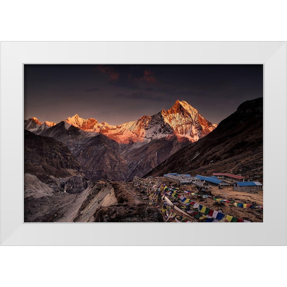 Le Manz, Richard 32x23 White Modern Wood Framed Museum Art Print Titled ...