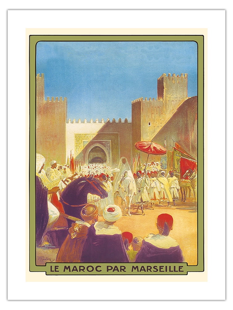 Le Maroc Par Marseille (Morocco by Marseille) - The Sultan Going to the ...