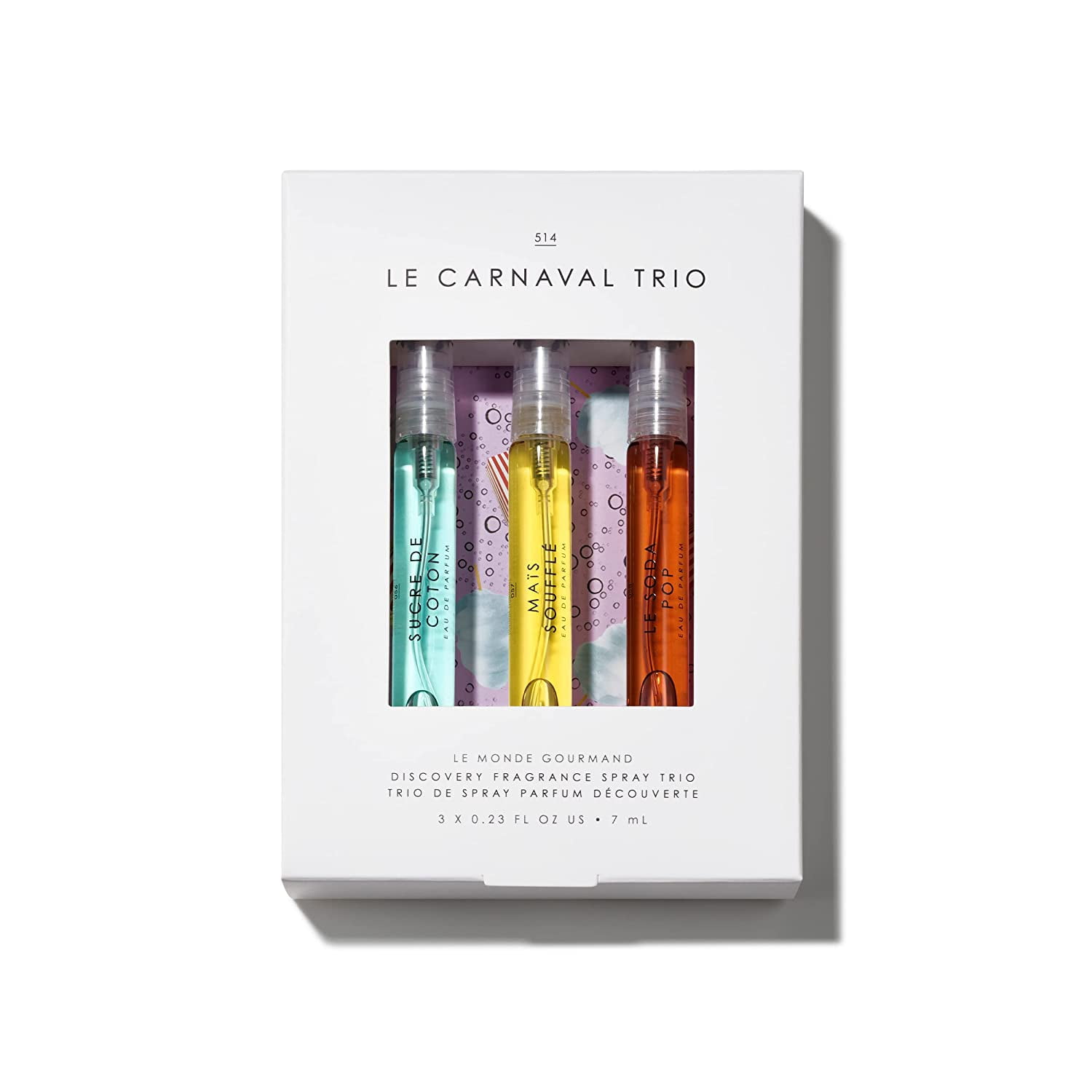 Le Monde Gourmand 3 Piece Carnaval Trio Purse Spray Set - 0.23 fl oz (6 ...