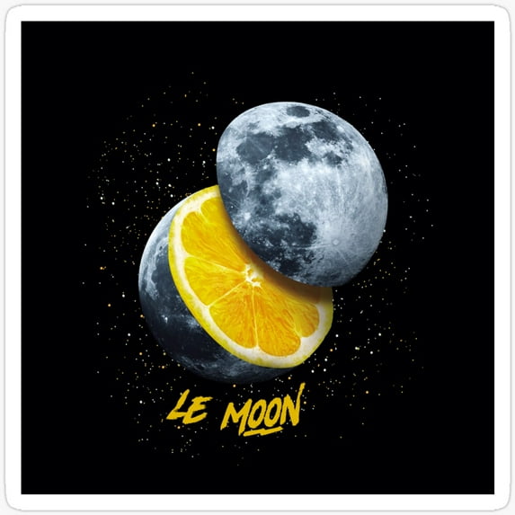 Le Moon - Lemon Moon Sticker Phone Decal Water Bottle Stickers Car ...