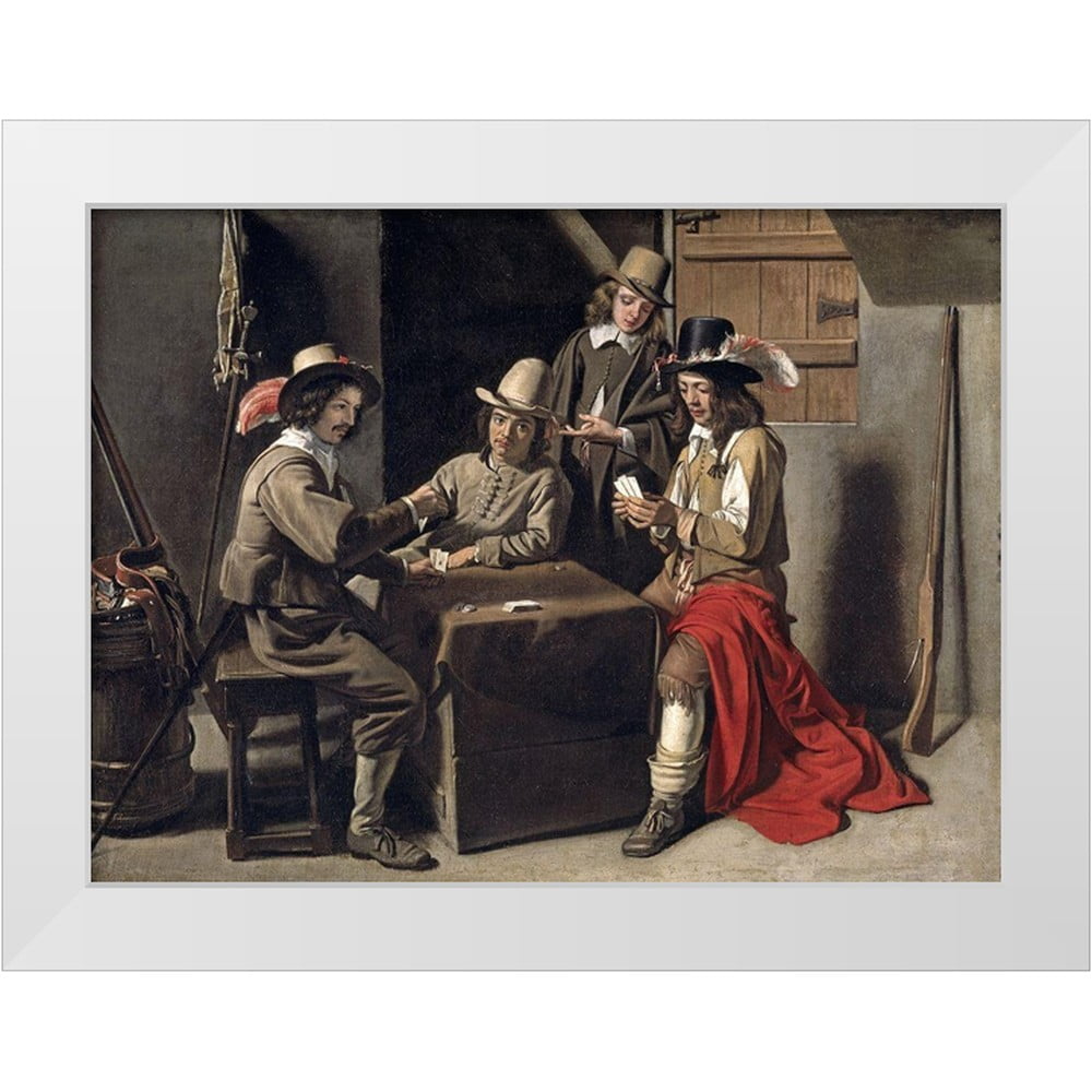 Le Nain, Louis 14x11 White Modern Wood Framed Museum Art Print Titled ...