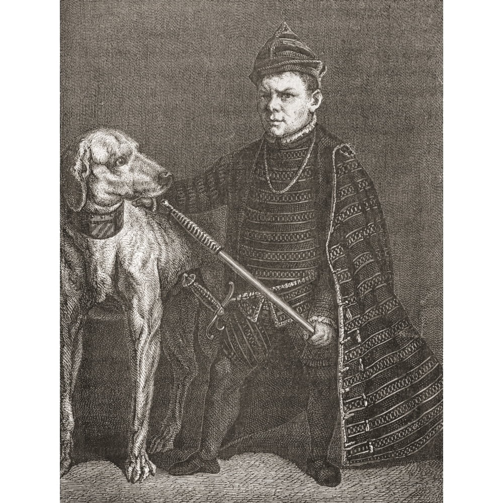 Le Nain Or Dwarf Of Cardinal De Granvelle; Antoine Perronet De ...