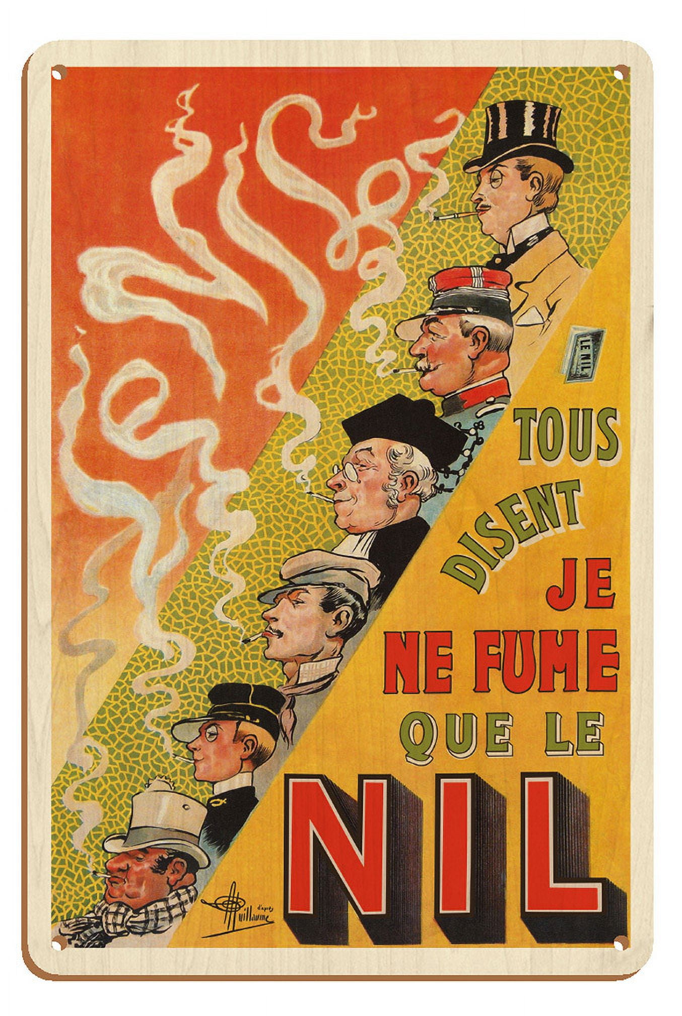 Le Nil Cigarette Papers - Vintage Advertising Poster by Albert ...