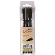 Le Pen Fine Point Neon Set 6/Pkg-Assorted Colors - Walmart.com