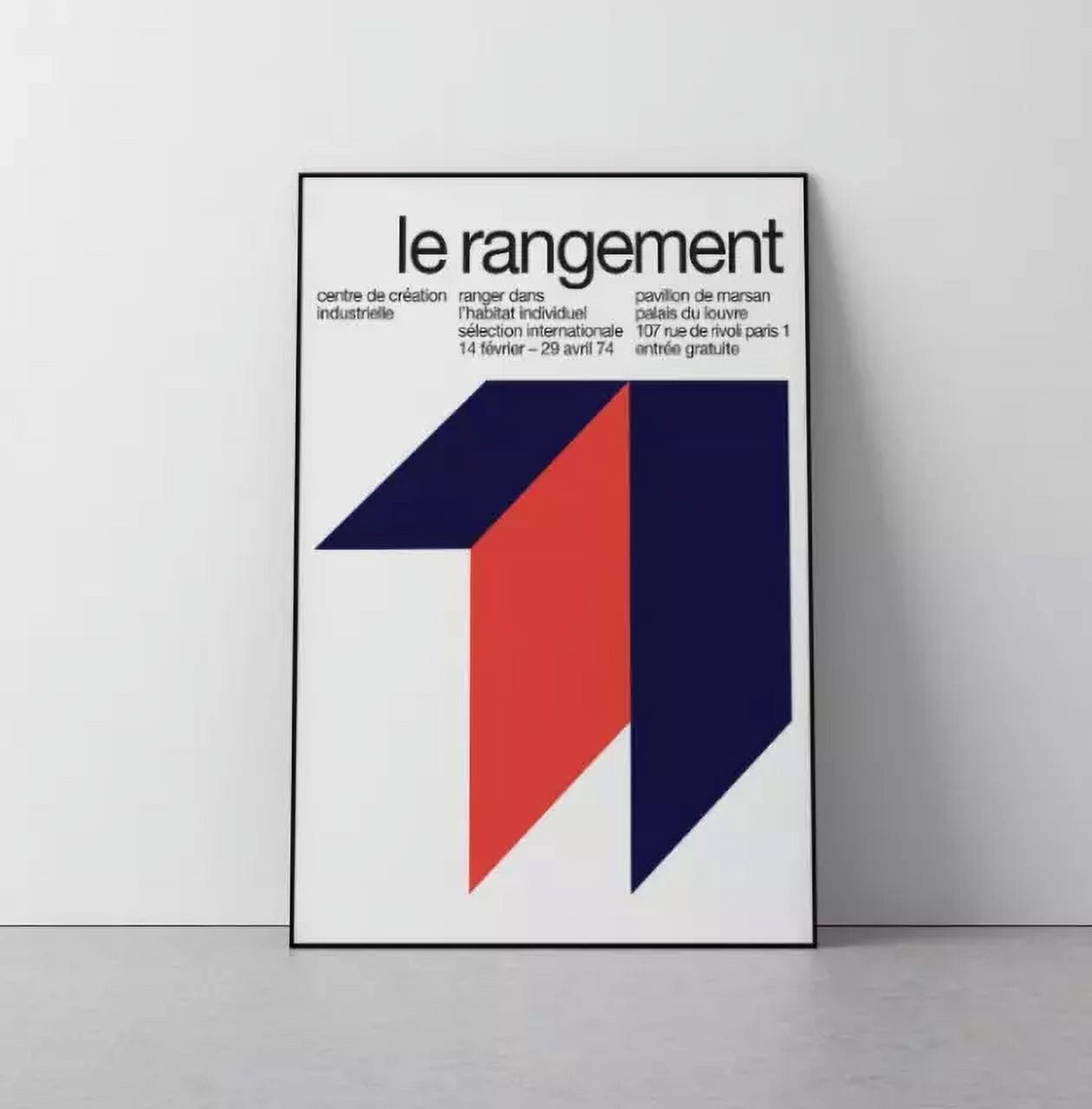 Le Rangement, Paul Rand, 1974, Bauhaus, Abstract Graphics Art ...