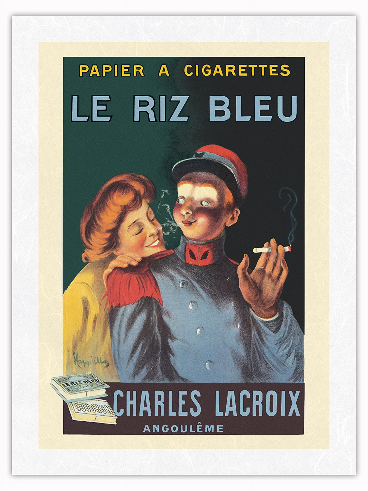 Le Riz Blue Cigarette Papers (Papier A Cigarettes) - Vintage French ...