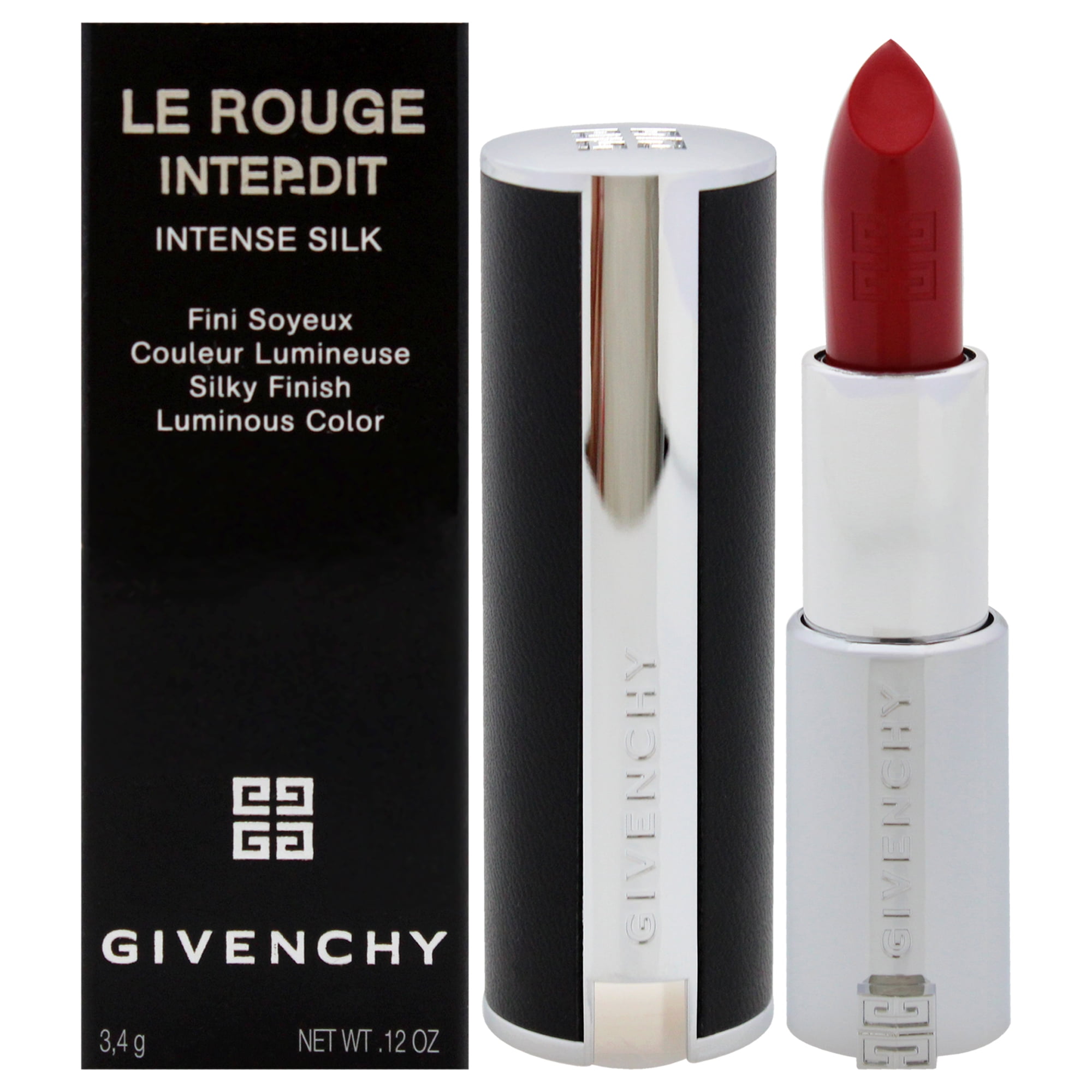Le Rouge Interdit Intense Silk Lipstick - 338 Rouge Silk by Givenchy ...