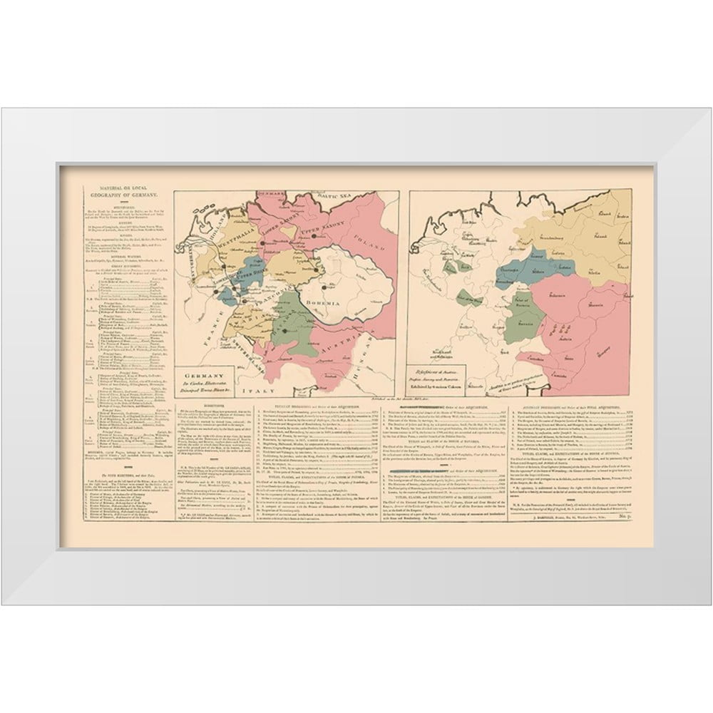 Le Sage 32x22 White Modern Wood Framed Museum Art Print Titled ...