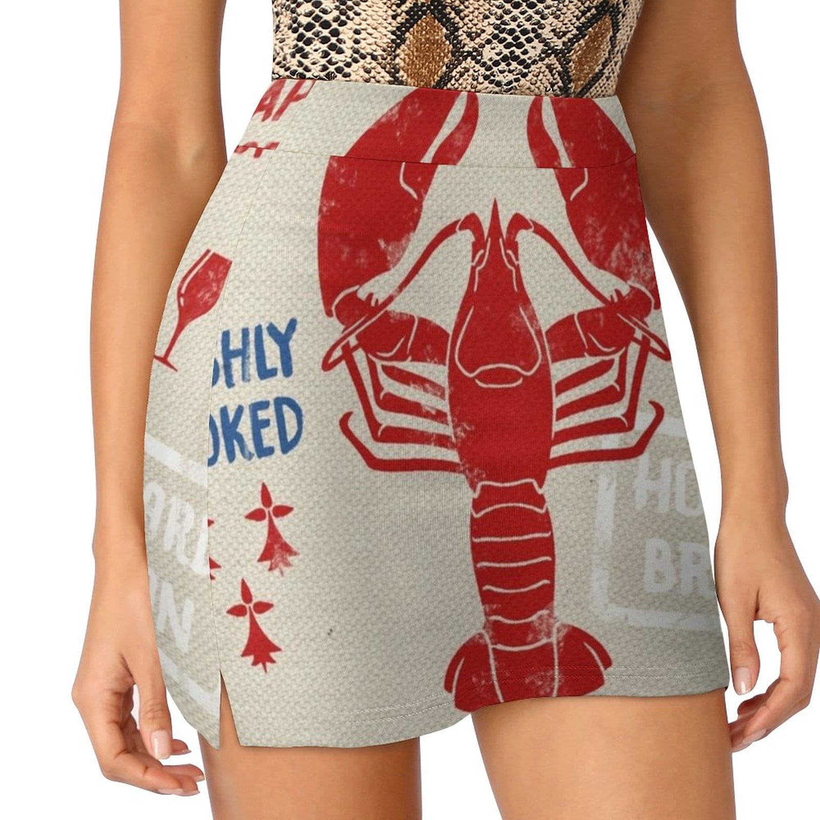 Le St-Jacques Lobster Shack Skirts Woman Fashion 2025 Pant Skirt Mini ...