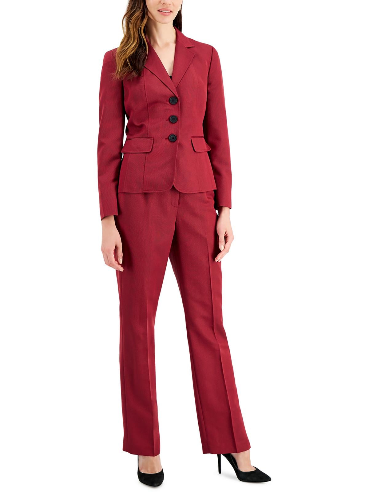 Le Suit Womens Three-Button Office Pant Suit - Walmart.com