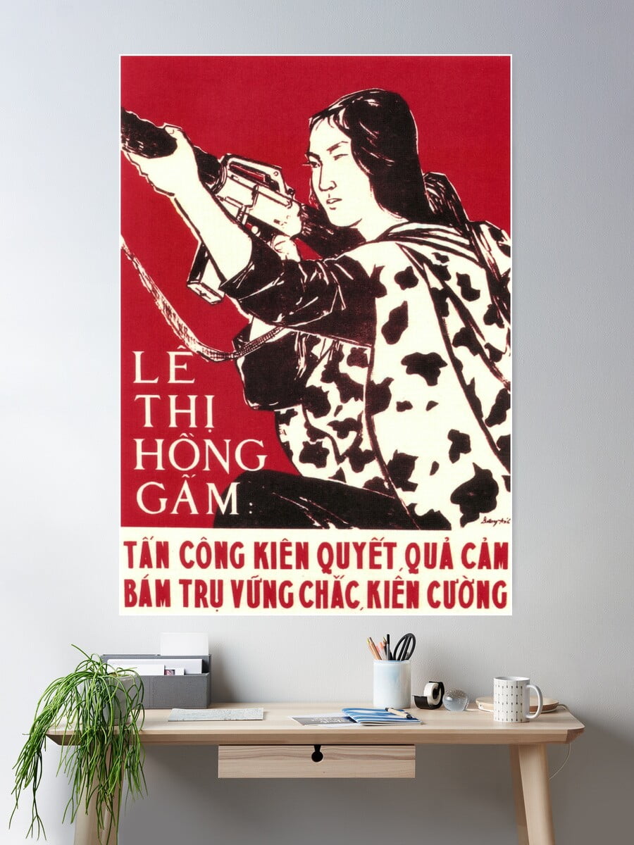Le Thi Hong Gam; Attack And Kill Enemy Directly Vintage Vietnam War ...