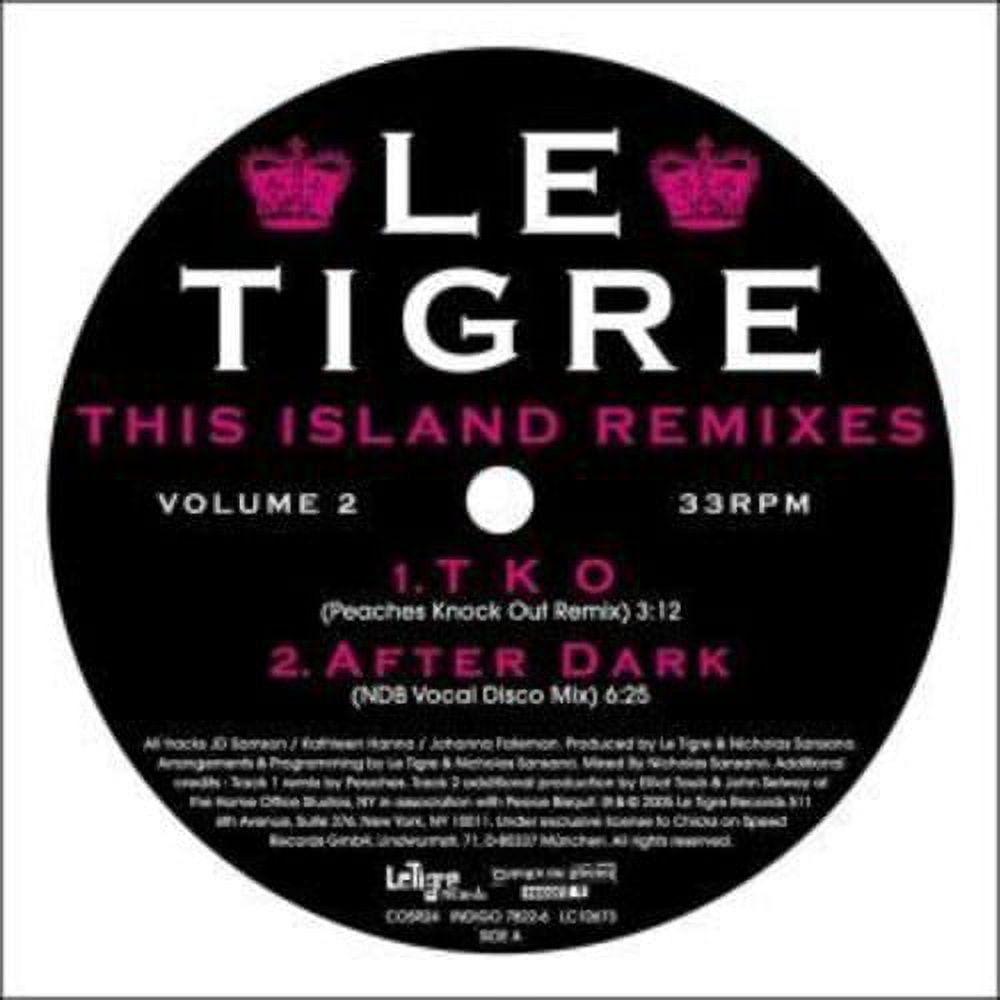 Le Tigre - This Island Remixes, Vol. 2 - Music & Performance - Vinyl - Walmart.com