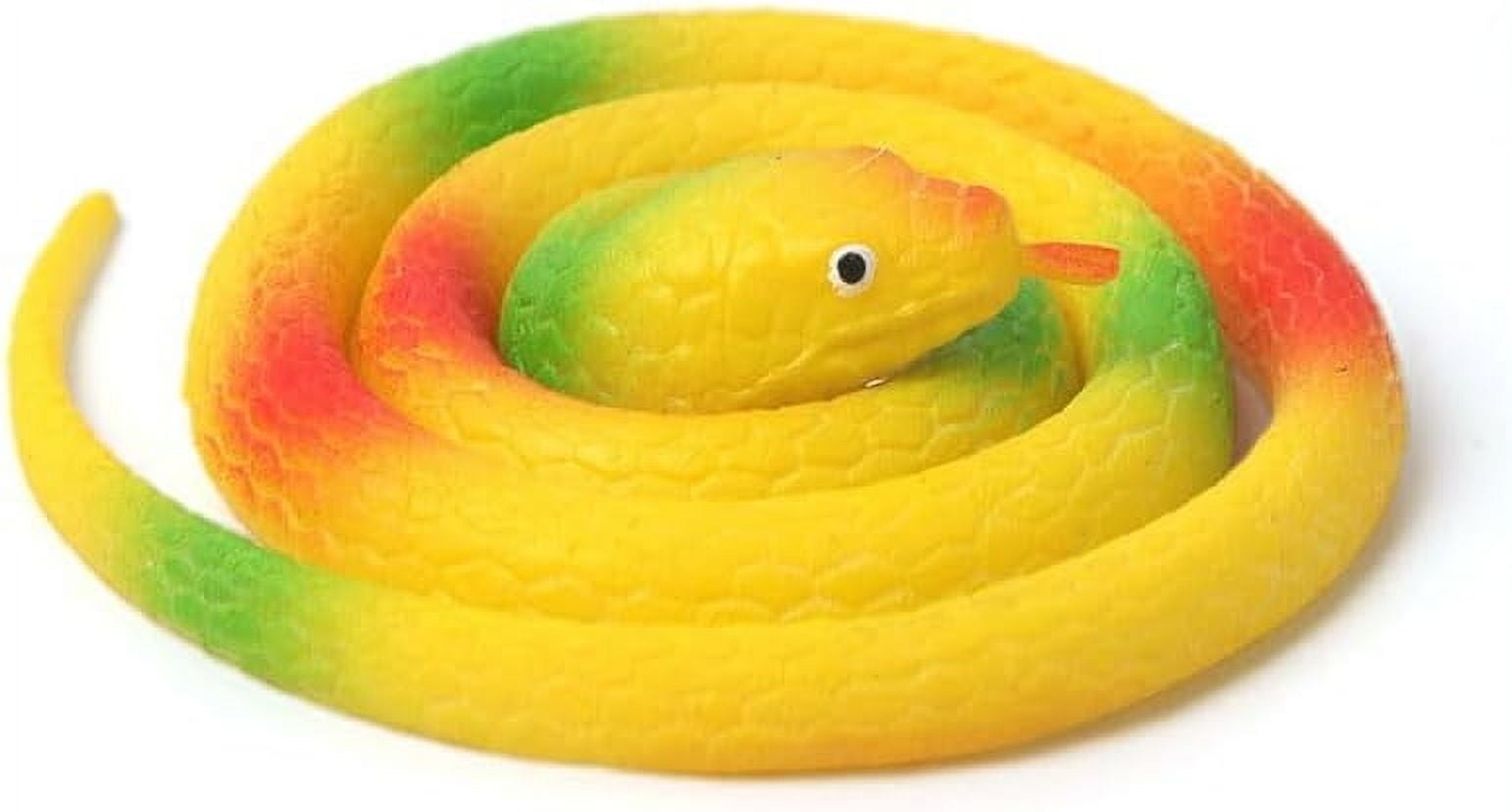 Le Vechtoo Fluorescent Grass Snake | Prank Rubber Snake on Rope | Golf ...
