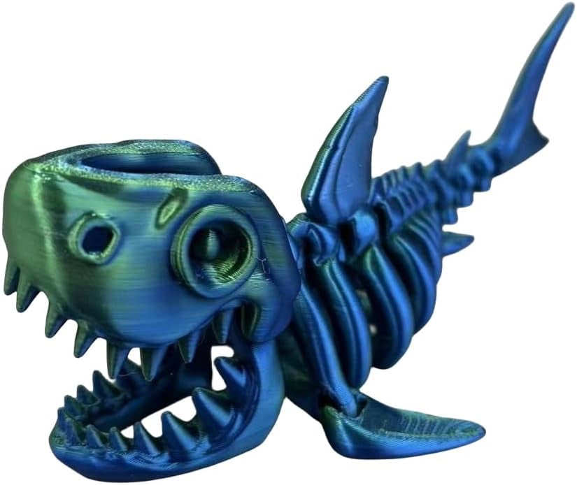 Le Vechtoo Shark Skeleton Toy - 3D Printed Desk Decor, Fun Executive ...