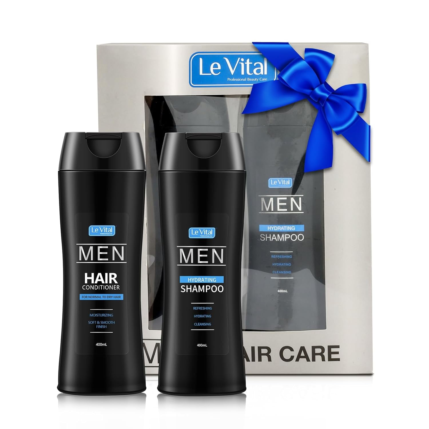 Le Vital Men's Moisturizing Shampoo and Moisturizing Conditioner Set ...