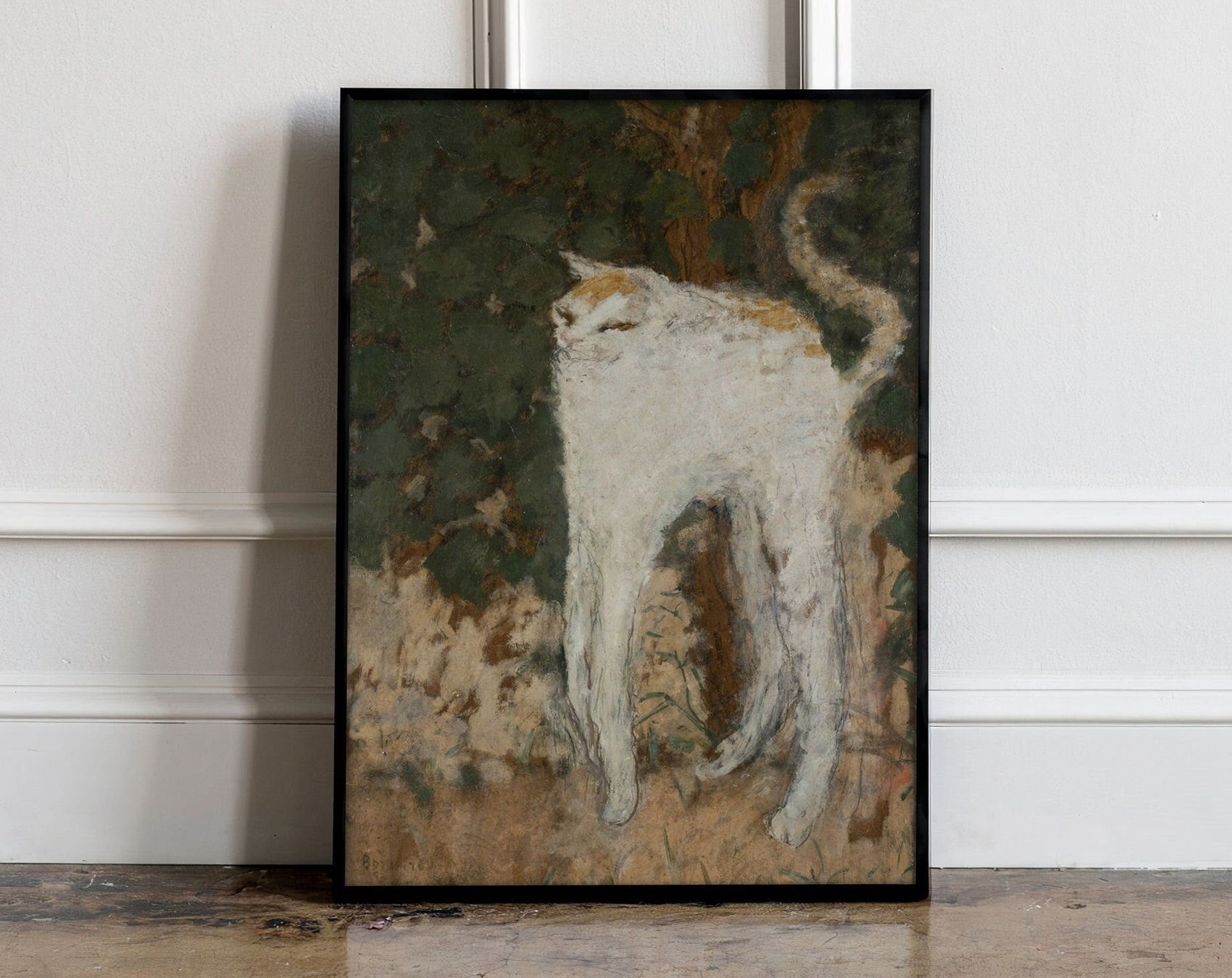 Le chat blanc 1894 by Pierre Bonnard Print, The White Cat Print, Pierre ...