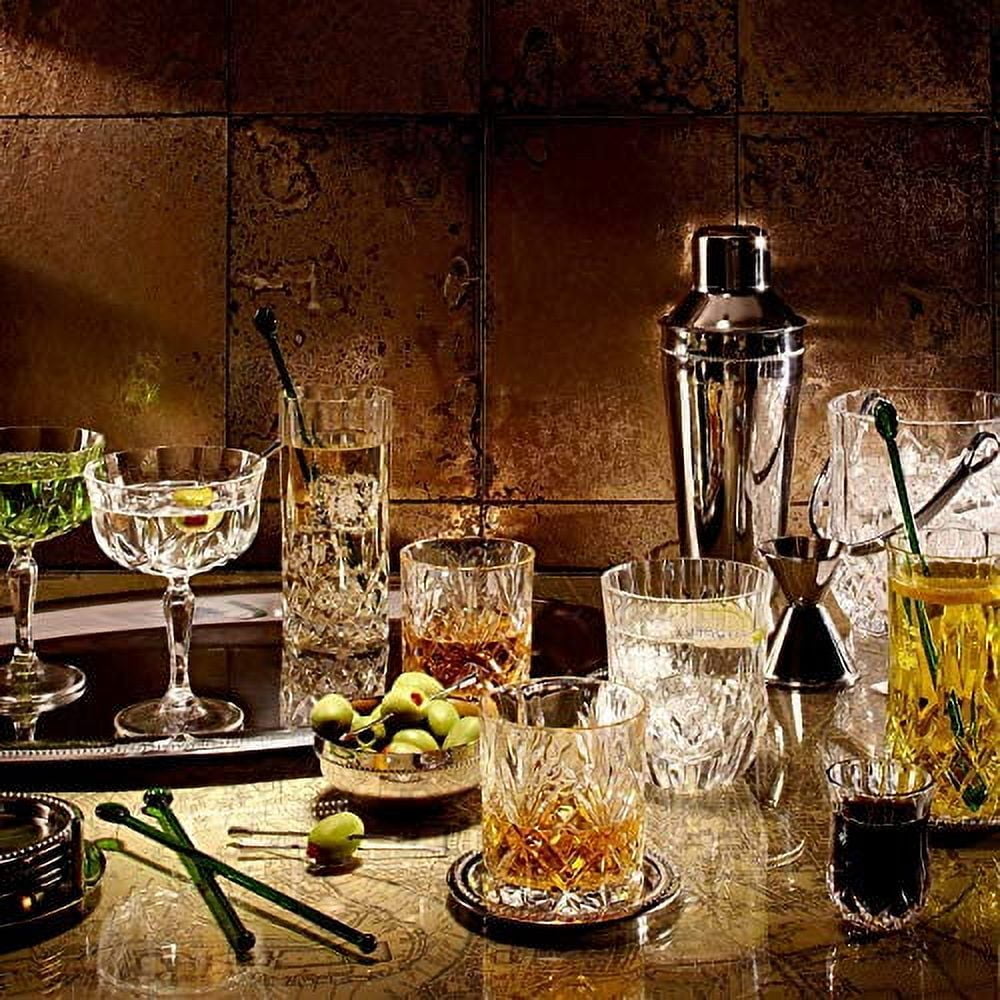 Le'raze Double Old Fashioned Glasses, Posh Crystal Collection, Perfect ...
