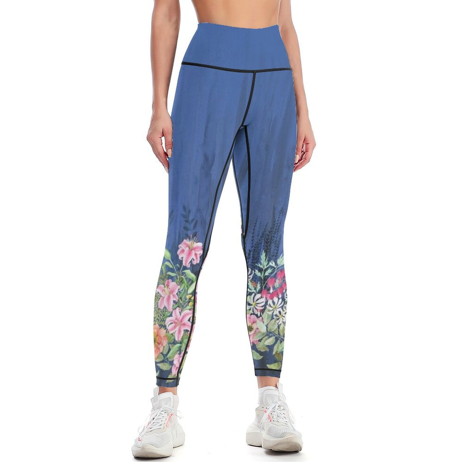 Le sacre du printemps - a spring-like floral border Leggings gym's ...