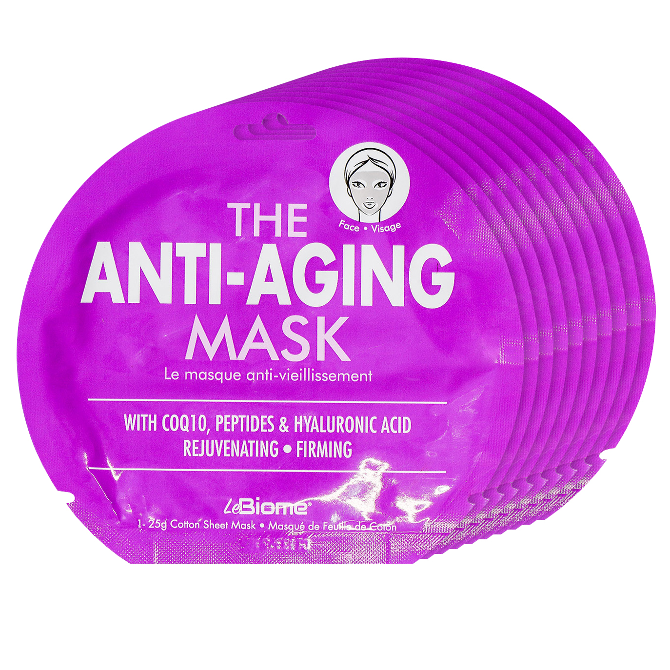 LeBiome Anti-Aging Mask-10 Pack - Walmart.com