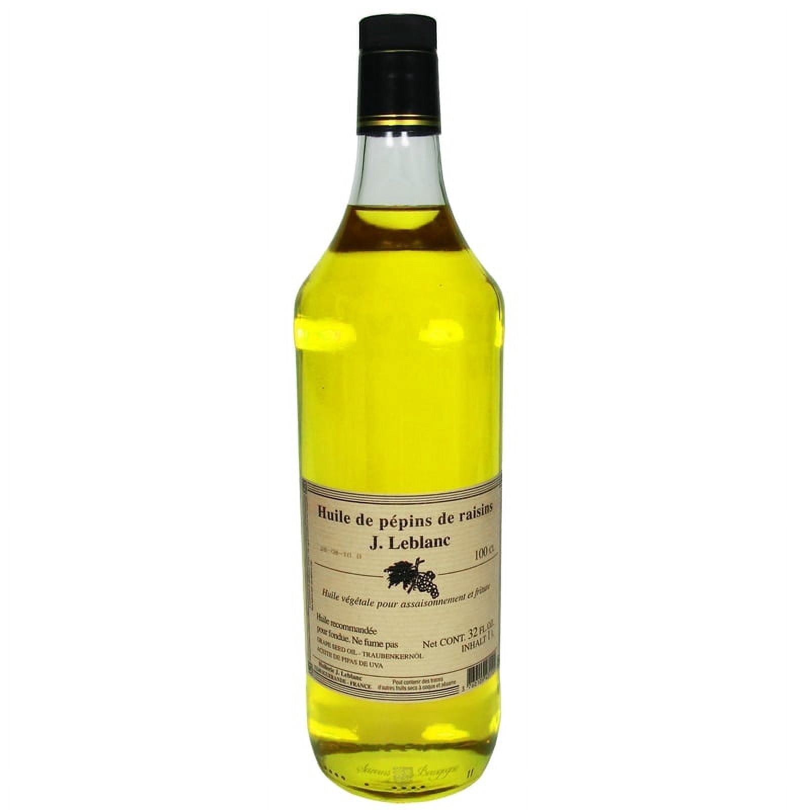 LeBlanc Grapeseed Oil - 34 fl oz French Artisan Crafted Cooking Oil ...