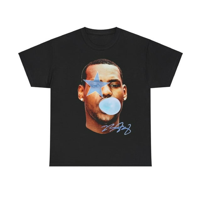 LeBron James Blowing Bubble Vintage Tee - Walmart.com