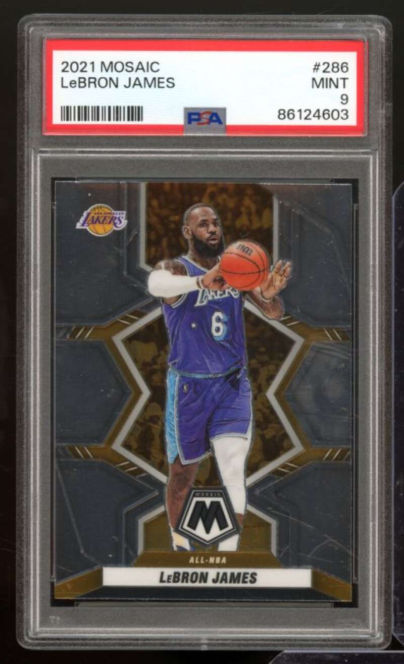 LeBron James Card 2021-22 Mosaic #286 PSA 9 - Walmart.com