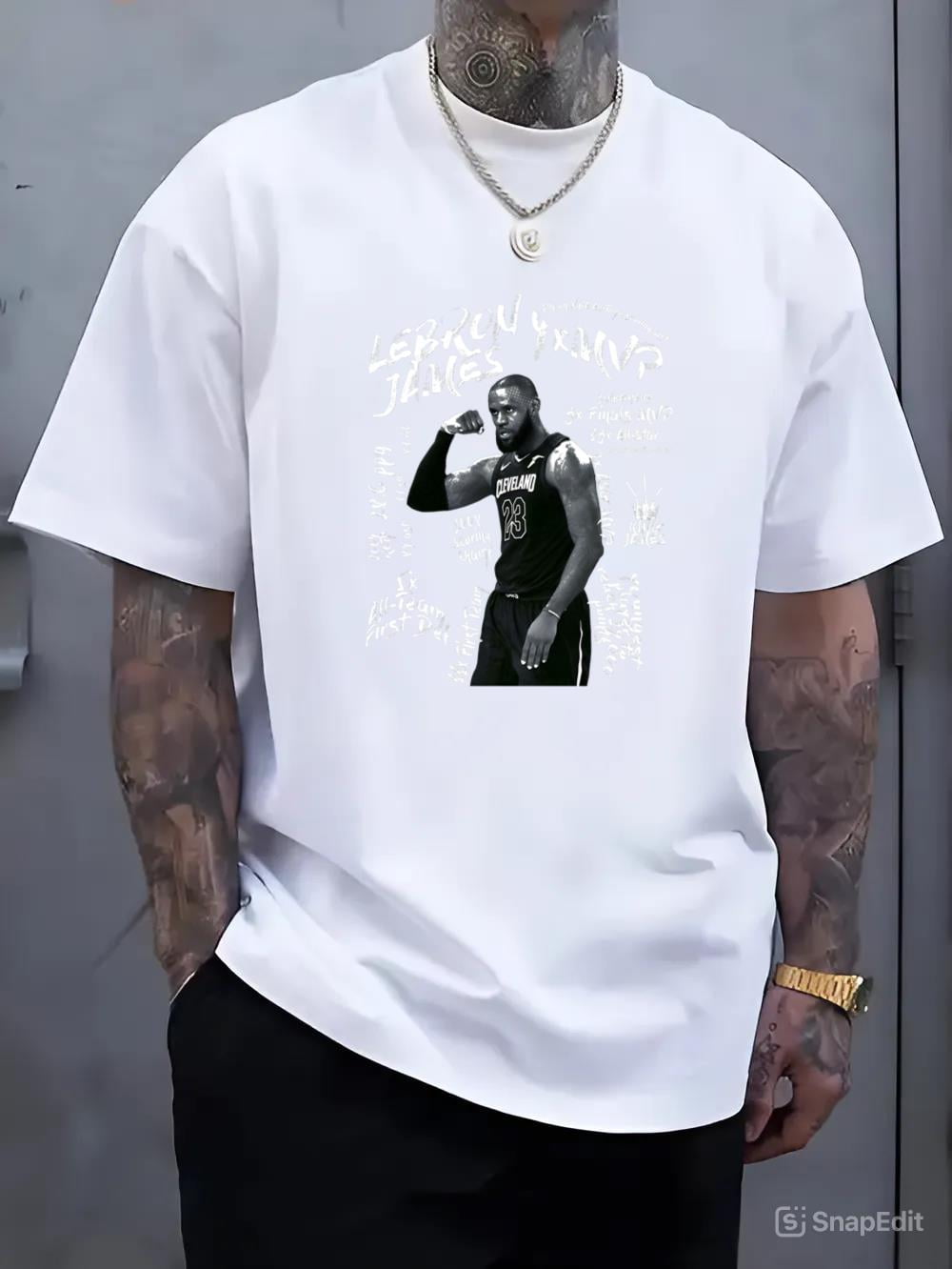 LeBron James Chosen One Sports Illustrated Cover Tee Shirt Rare Jumbo ...