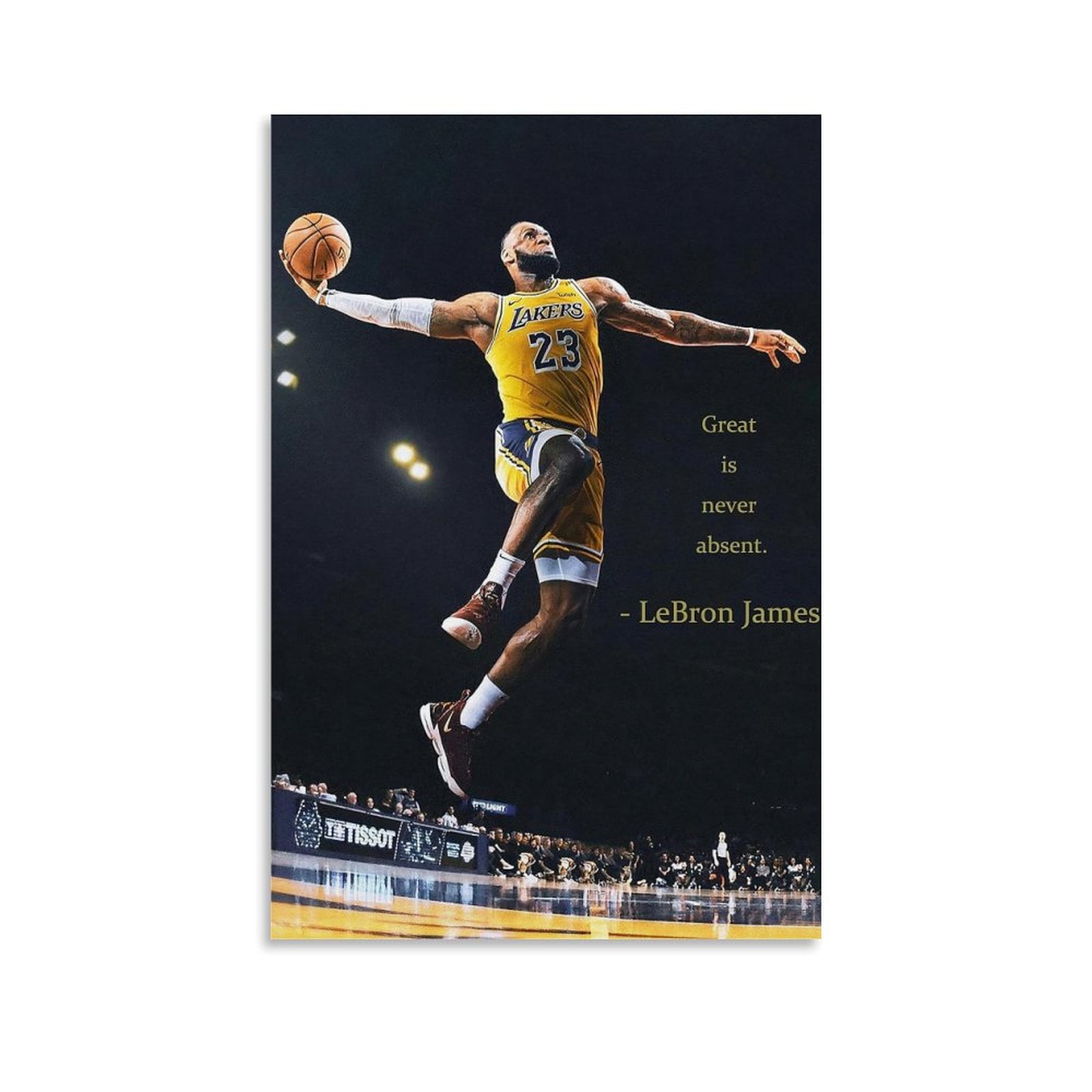 LeBron James Dunk Poster (16) Painting Vintage Poster Picture Print ...