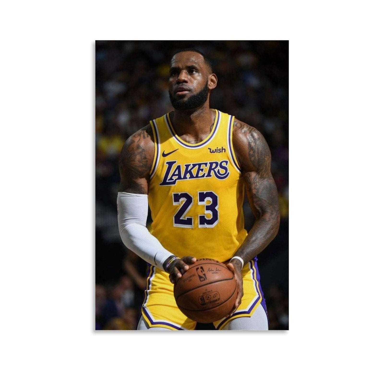 LeBron James Dunk Poster (9) Painting Vintage Poster Picture Print Wall ...
