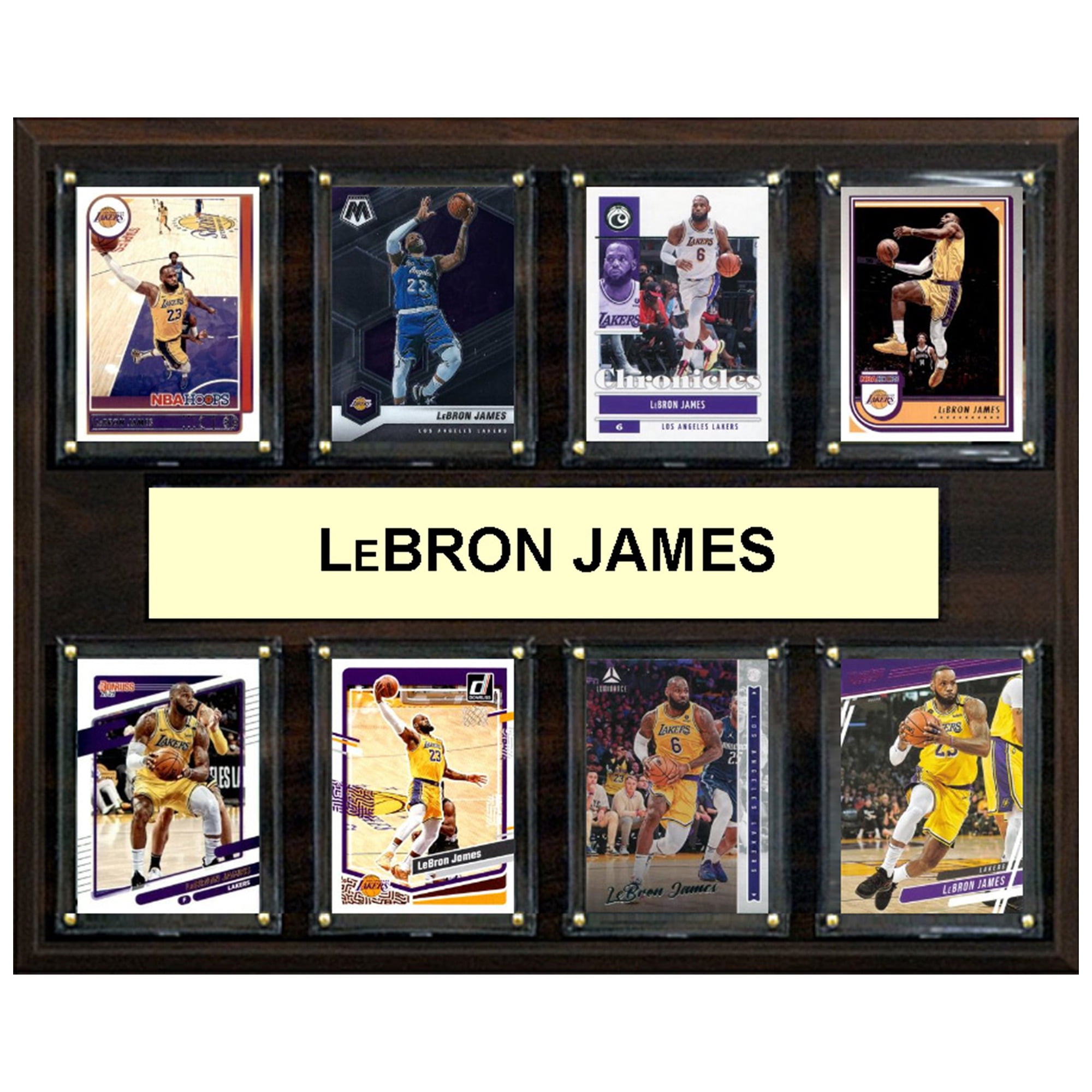 LeBron James Los Angeles Lakers 12" x 15" Trading Card Plaque - Walmart.com