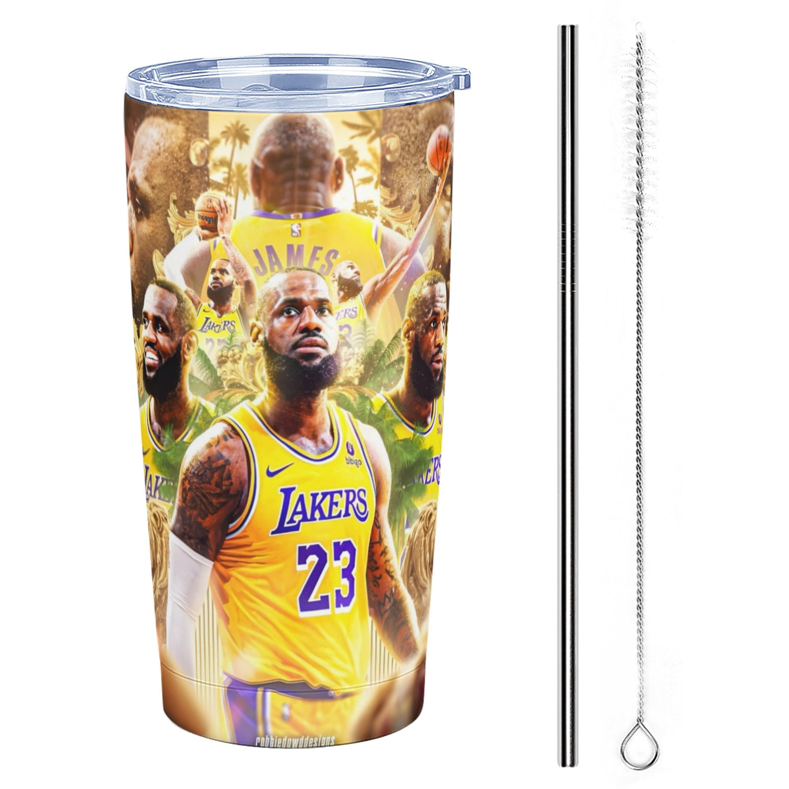 LeBron James Personalised Travel Mug has an iconic print, is durable ...