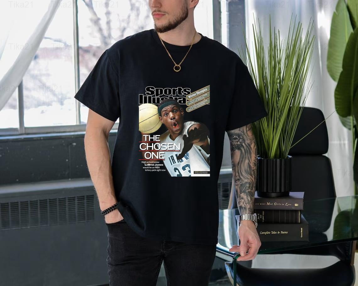 LeBron James T-shirt Crowned Journey of a Court Titan V1130048, for men ...