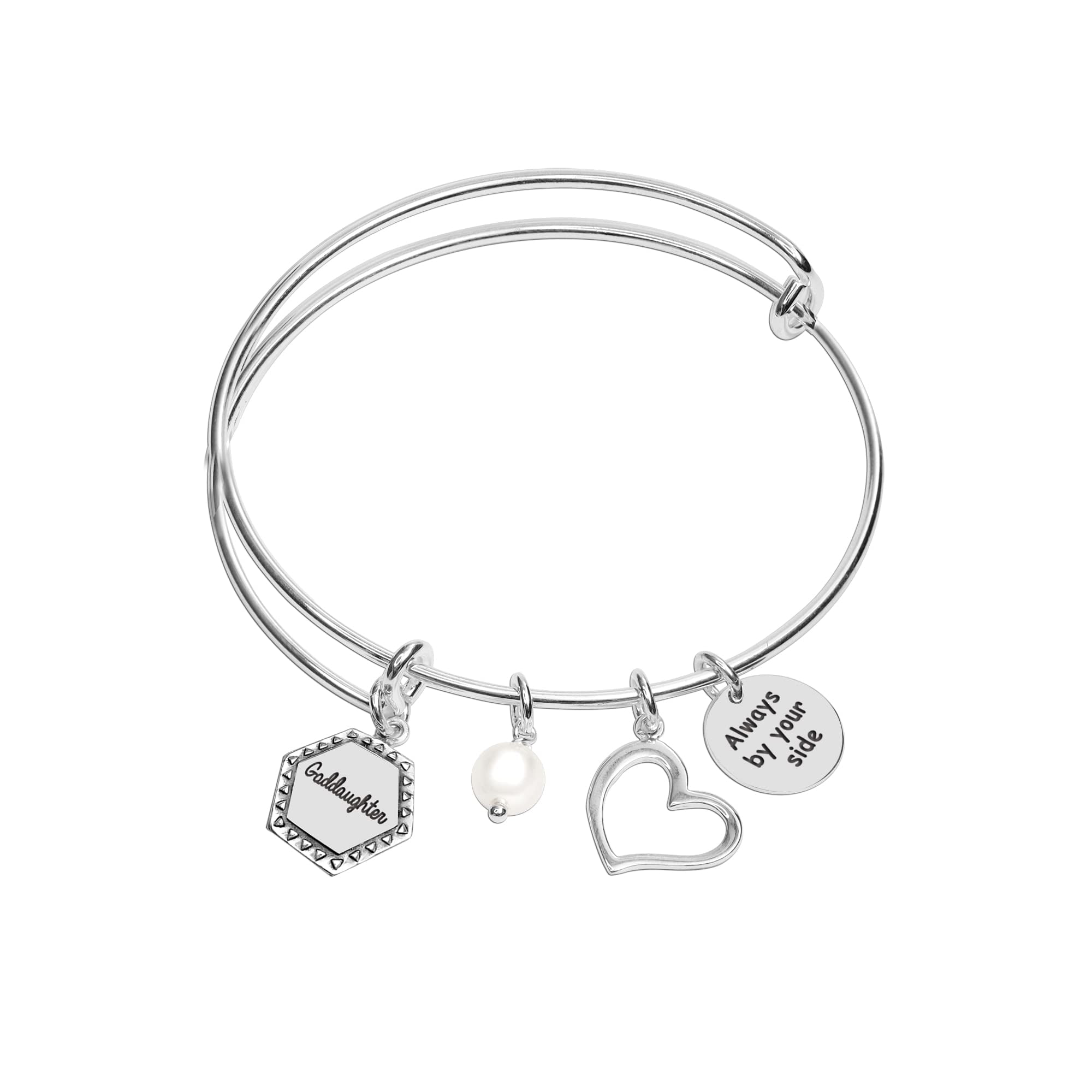 LeCalla 925 Sterling Silver Always By Your Side with Goddaughter ...