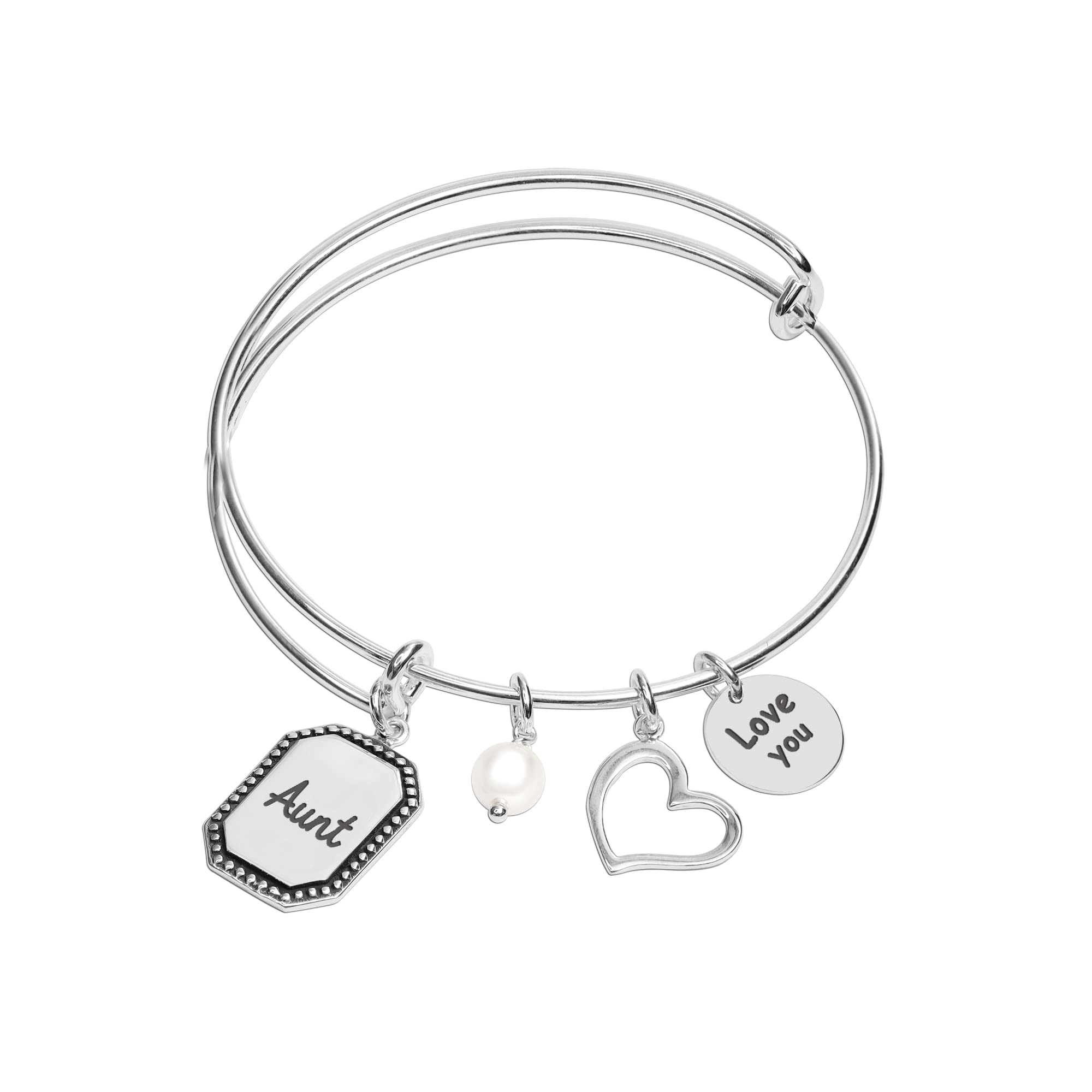 Pandora Moments Women's Sterling Silver Snake Chain Charm Bangle ...