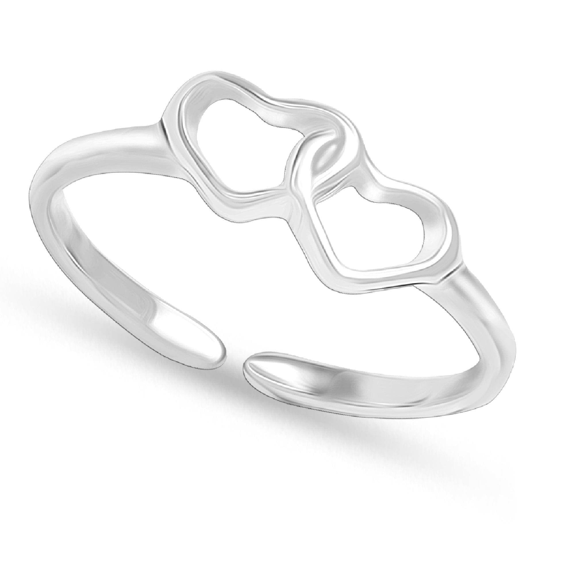 LeCalla 925 Sterling Silver Adjustable Toe Rings, Lightweight ...