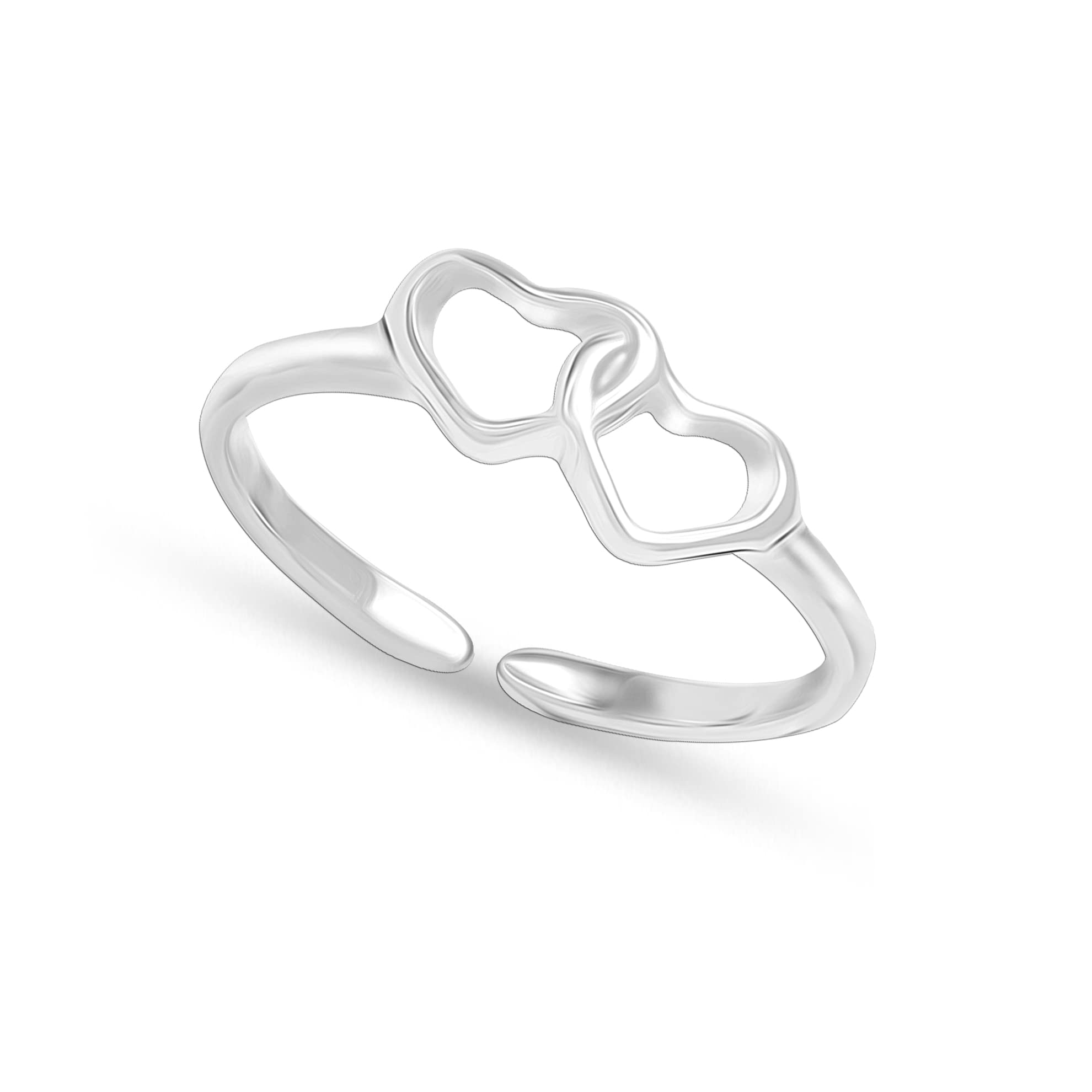 Primal Silver Sterling Silver Rhodium-plated Heart Lock and Key Toe ...